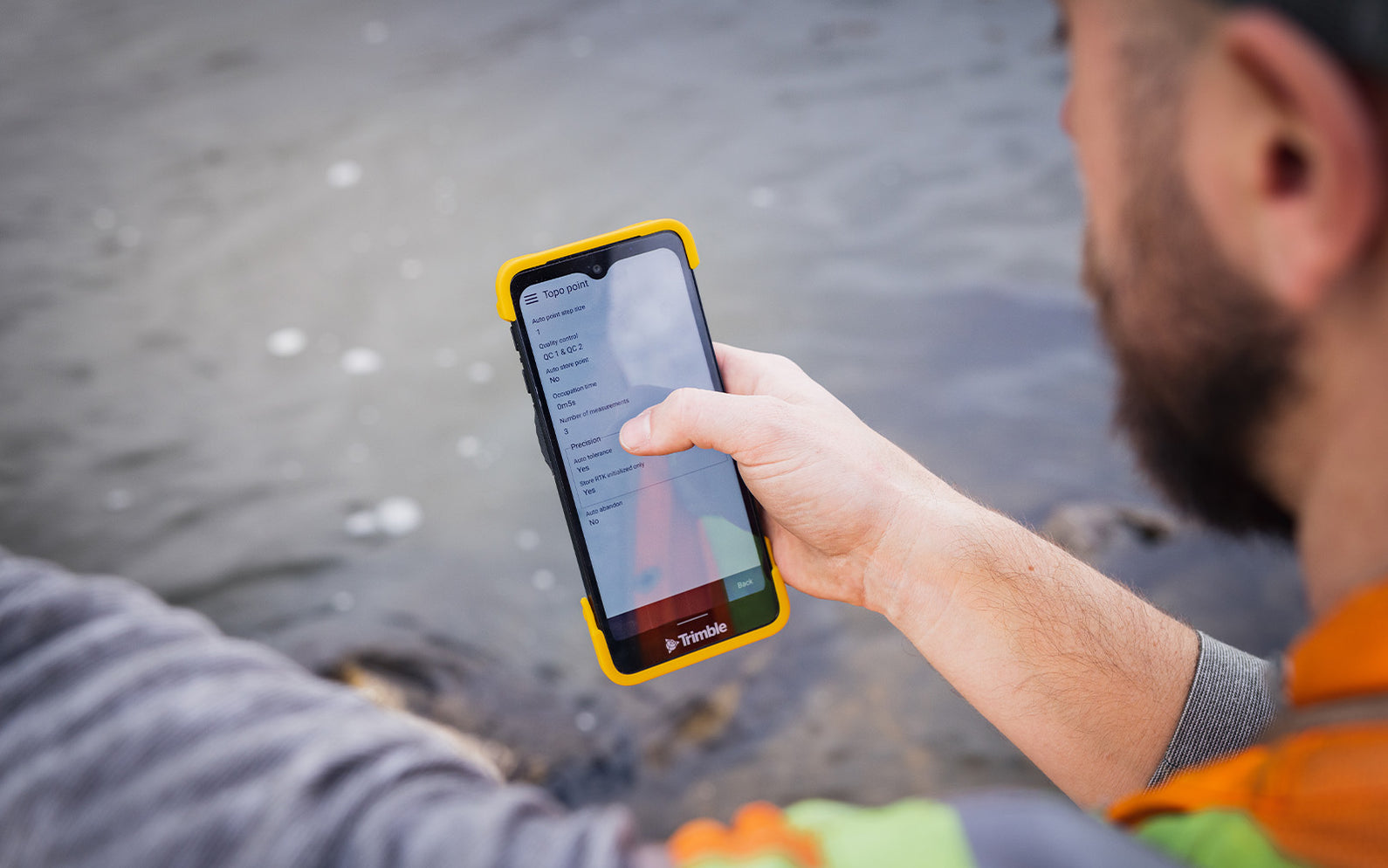 Trimble TDC6 Android Data Collector | Vectors Inc.