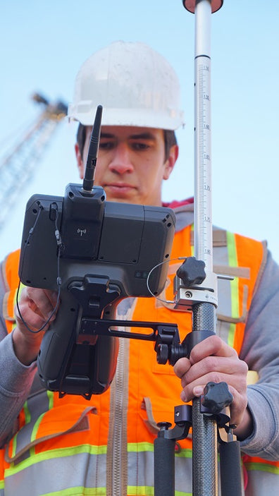 Trimble TSC7 Pole Bracket and Claw Cradle | Vectors Inc.