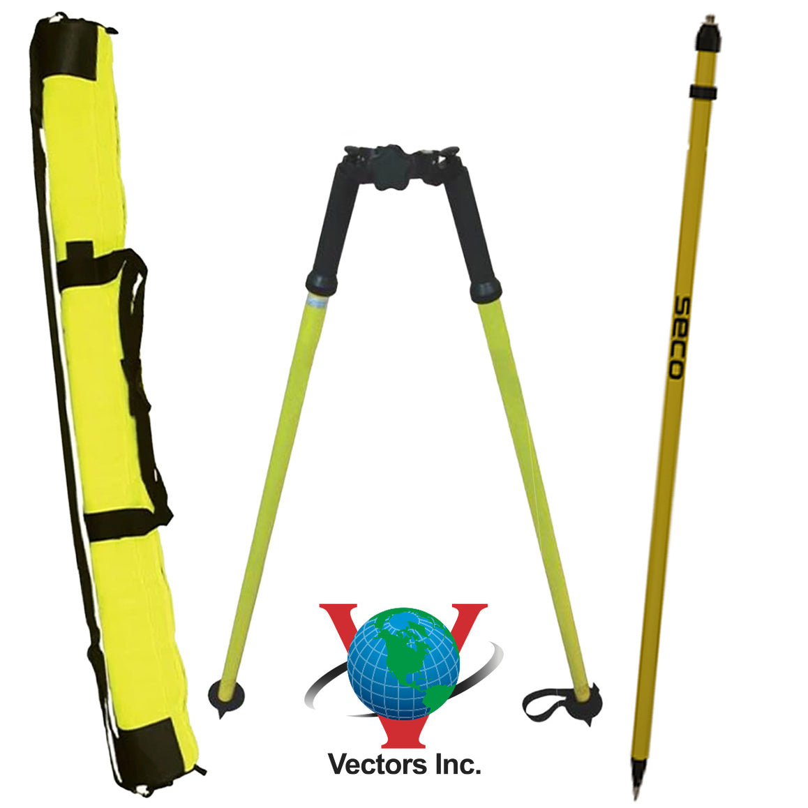 GPS GNSS Rover Pole Kit | Pole Bipod Bag | Vectors Inc.