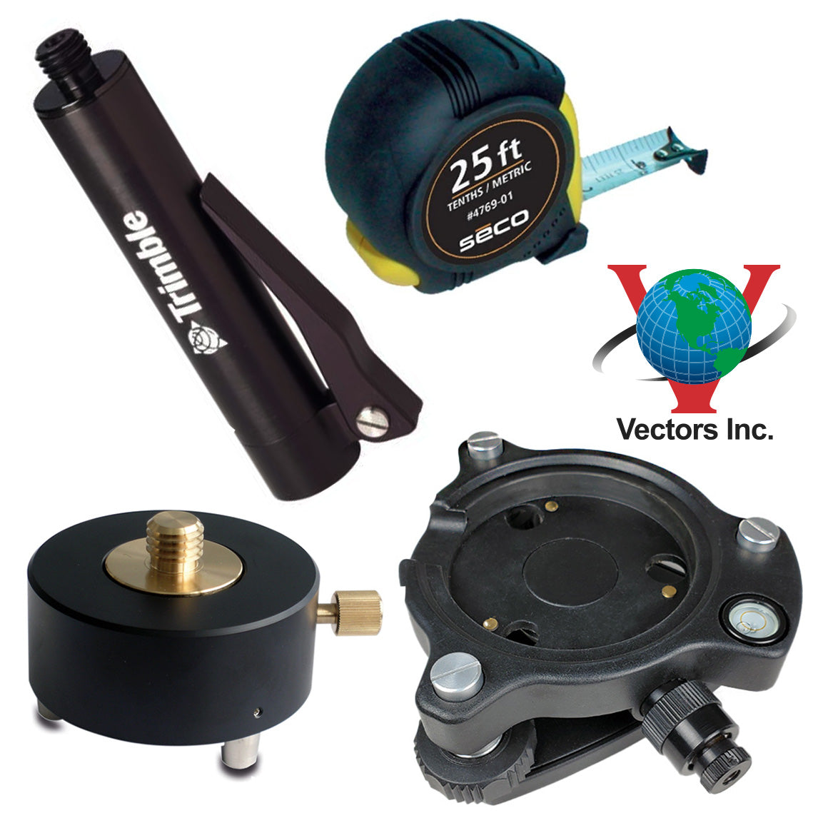 R10/R12 Base Accessory Kit | Extension Tribrach Adapter Tape | Vector…